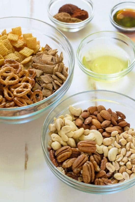 Sweet Spicy Chex Mix {Easy Snack Recipe} - WellPlated.com