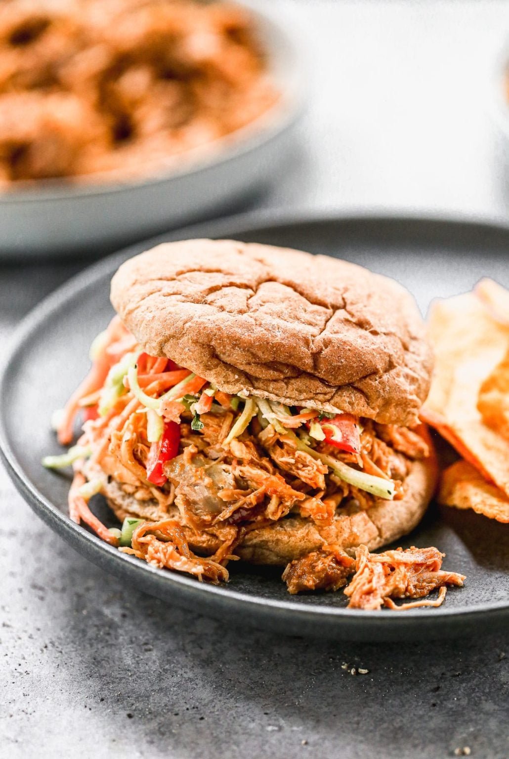 Pulled Chicken Sandwich – WellPlated.com