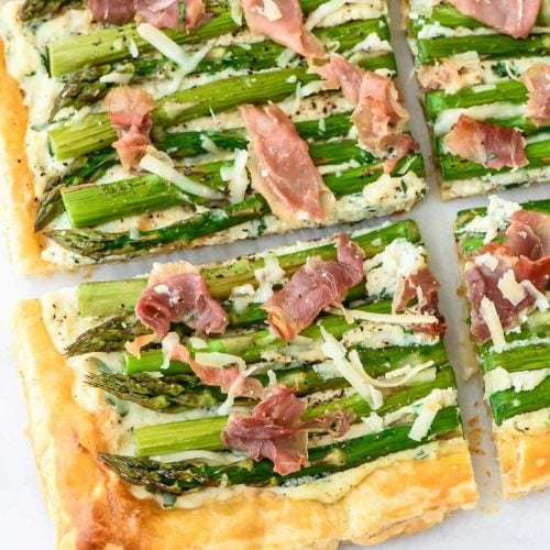 Asparagus Tart {Easy Recipe with Puff Pastry} - WellPlated.com