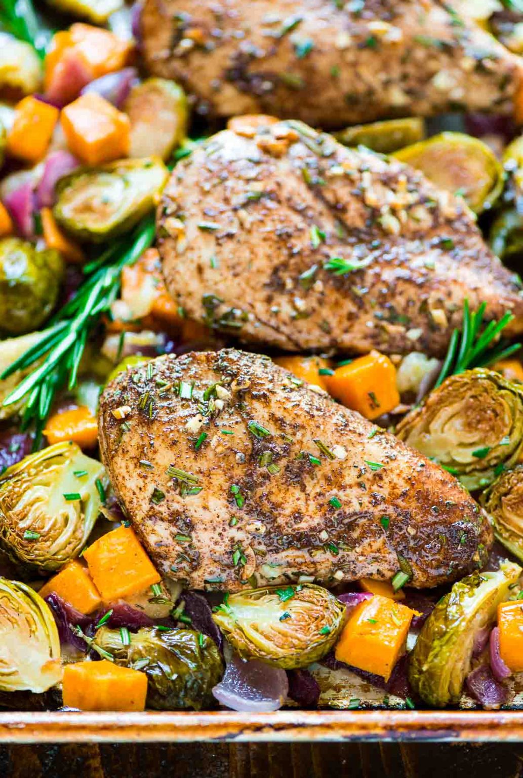 Sheet Pan Chicken With Sweet Potatoes And Apples WellPlated Sheet Pan Chicken With Sweet Potatoes And Apples WellPlated