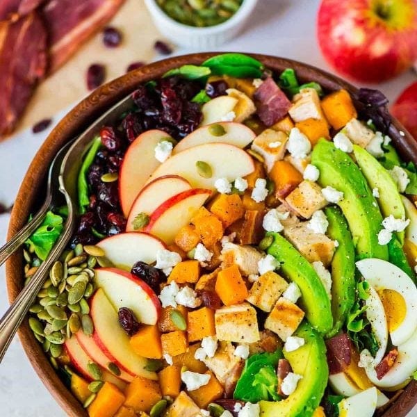 Harvest Salad {Fall Twist on a Classic Cobb Salad!} – WellPlated.com