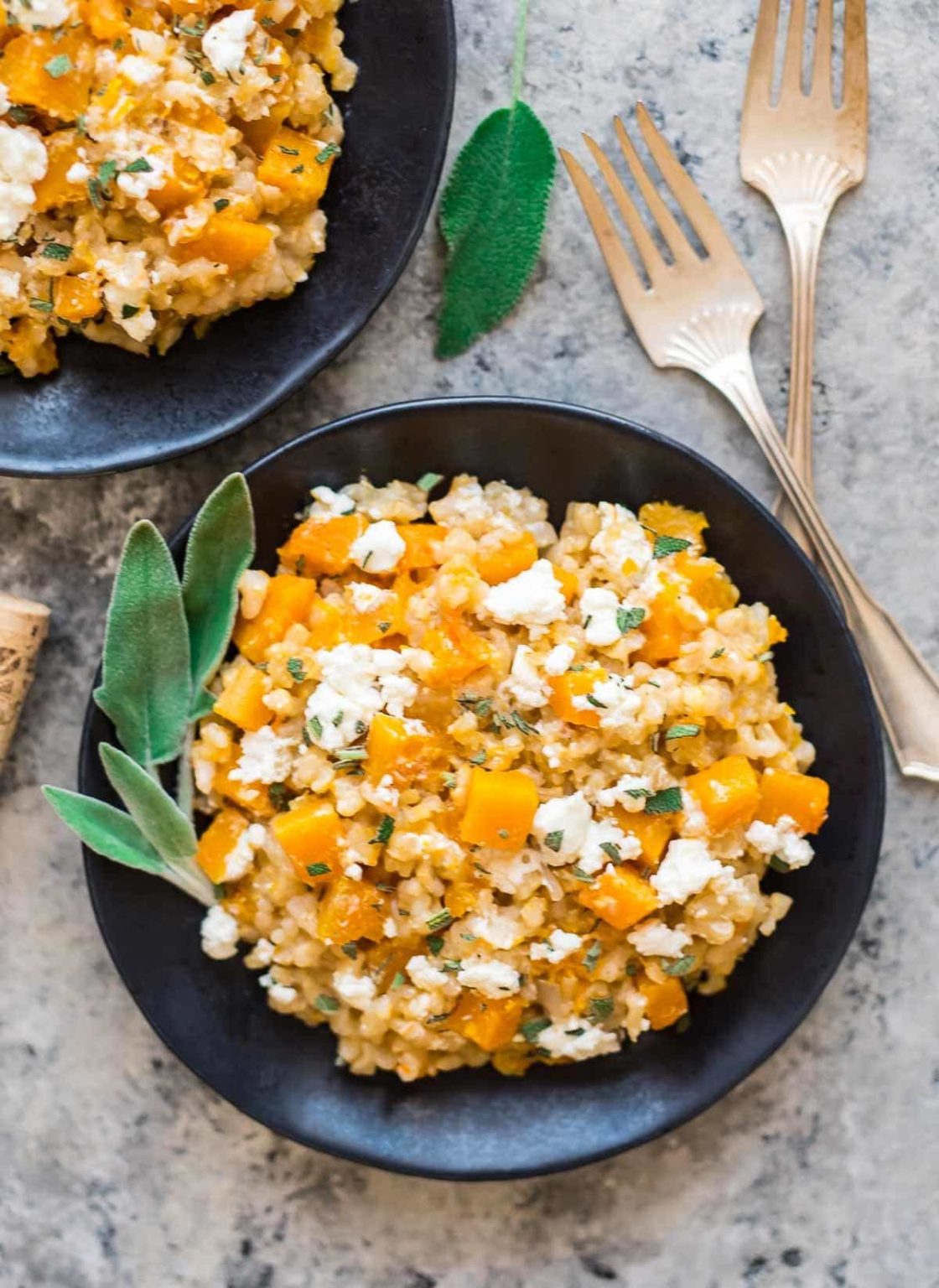 Slow Cooker Risotto {Made with Brown Rice!} - WellPlated.com