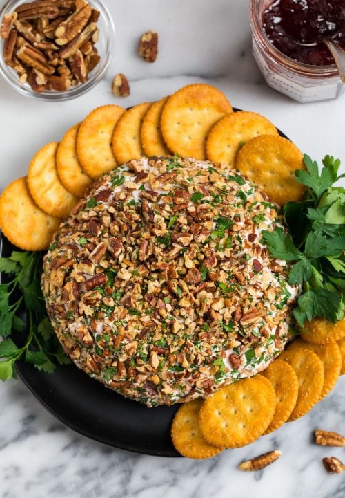 Cream Cheese Ball {Classic Cheese Ball Recipe!} - WellPlated.com