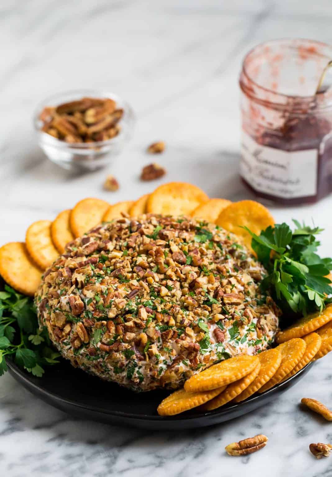 Cream Cheese Ball {Classic Cheese Ball Recipe!} - WellPlated.com