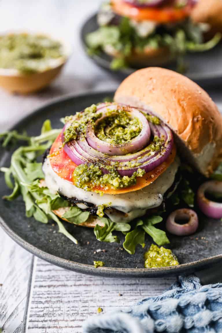 Portobello Mushroom Burger {Juicy and Flavorful!} – WellPlated.com