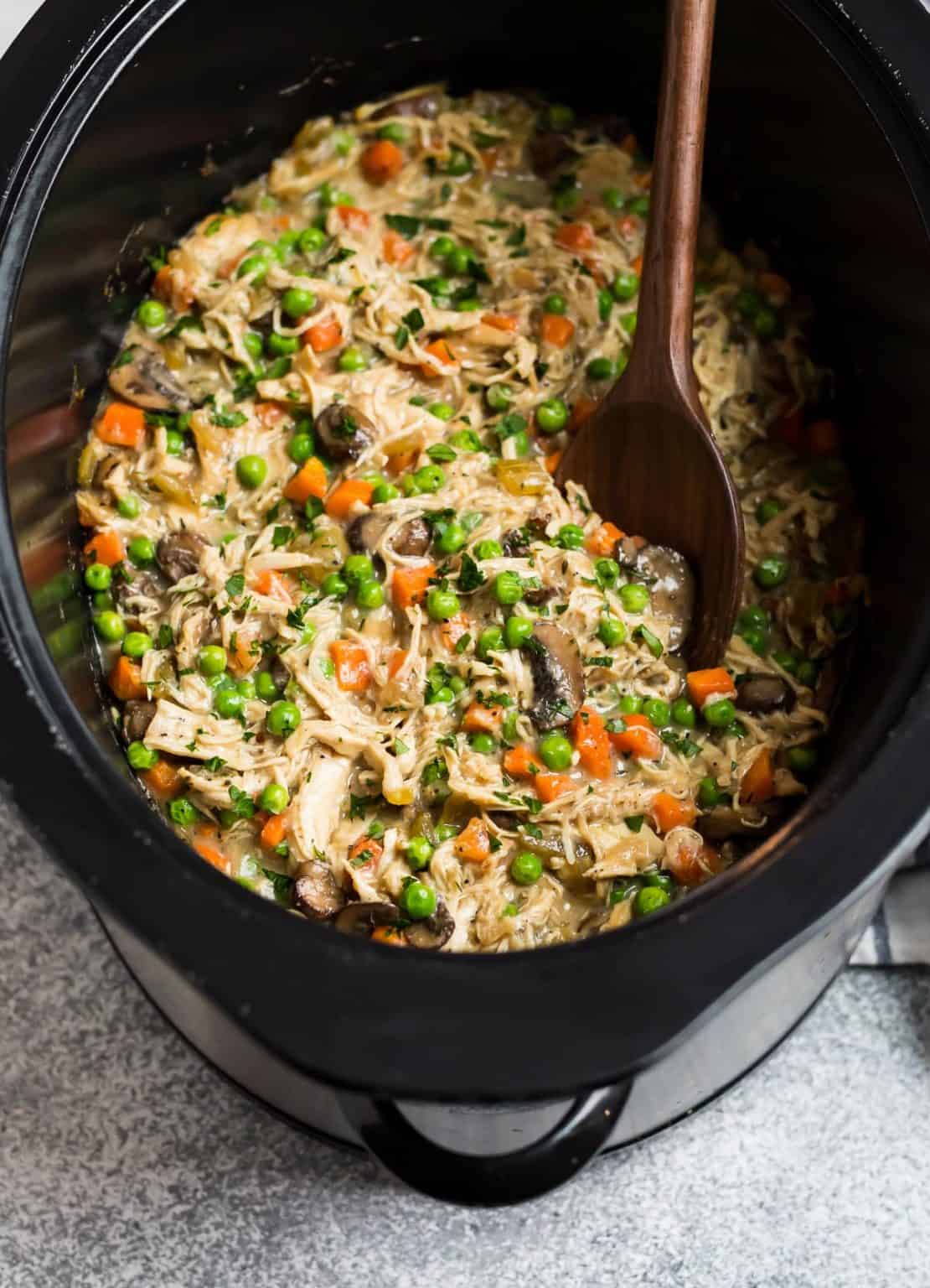 Crock Pot Chicken Pot Pie Healthy Recipe WellPlated Crock Pot Chicken Pot Pie Healthy Recipe WellPlated