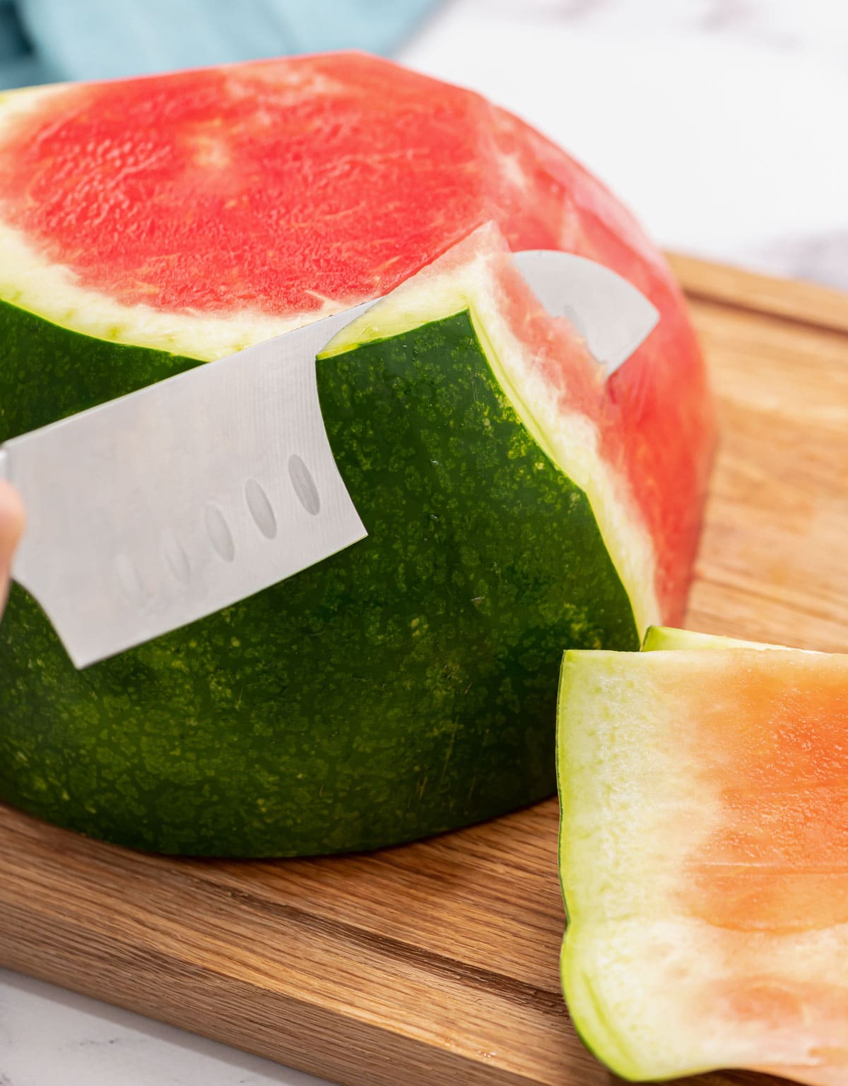How To Cut A Watermelon Step by Step WellPlated How To Cut A Watermelon Step by Step WellPlated