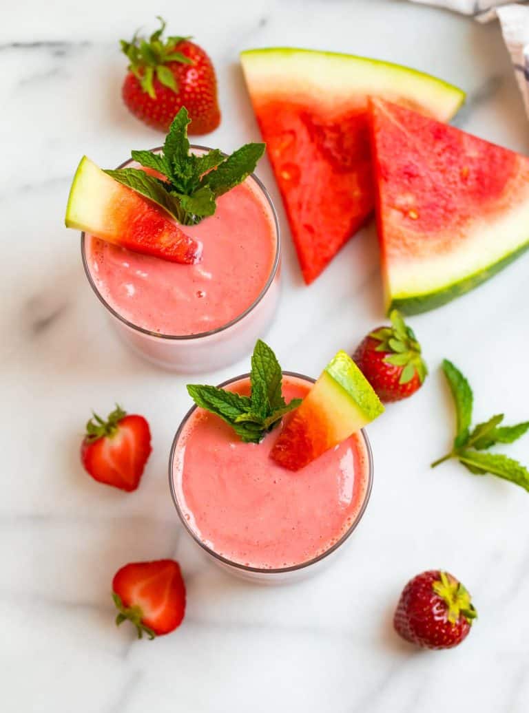 Watermelon Smoothie {Easy and Refreshing} – WellPlated.com