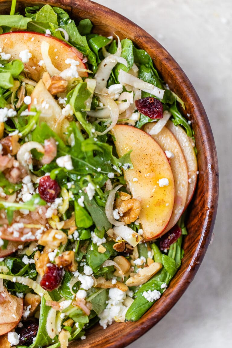 Apple Walnut Salad {bright And Refreshing}