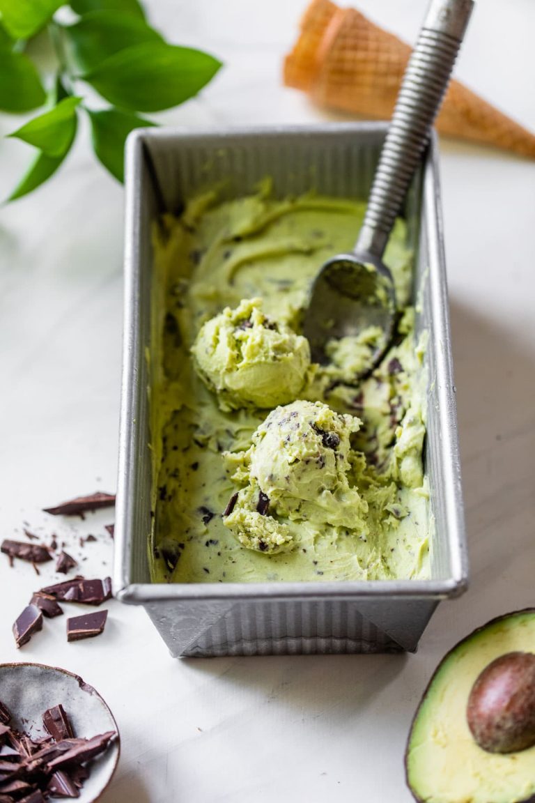 Avocado Ice Cream {Easy & Creamy!} – WellPlated.com