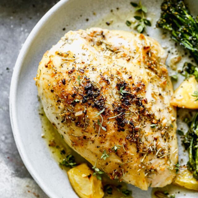 Baked Bone In Chicken Breast {Split Chicken Breast} – WellPlated.com