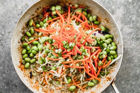 Asian Chicken Wraps {With Thai Peanut Sauce} - WellPlated.com