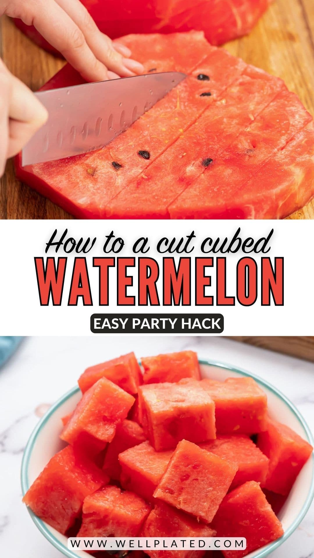 How to Cut a Watermelon {Step-by-Step} – WellPlated.com