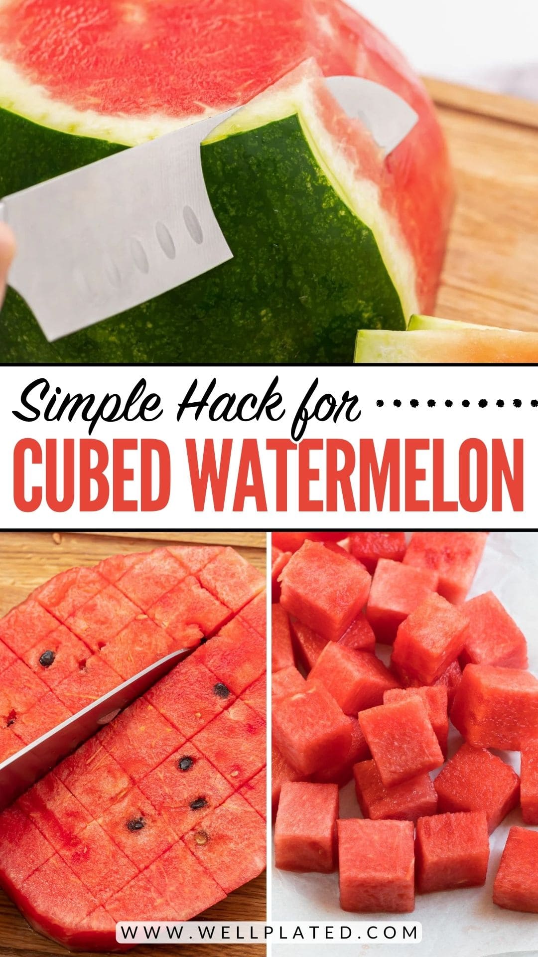 How to Cut a Watermelon {Step-by-Step} – WellPlated.com