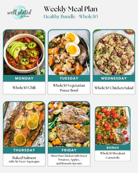 Whole30 Weekly Meal Plan – WellPlated.com