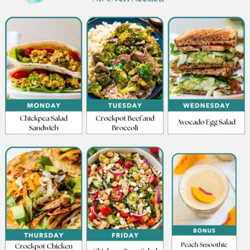 FREE Healthy Weekly Meal Plans – WellPlated.com