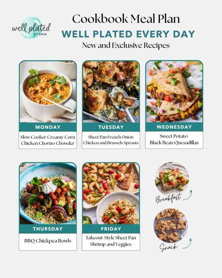 Well Plated Every Day Cookbook Meal Plan – WellPlated.com