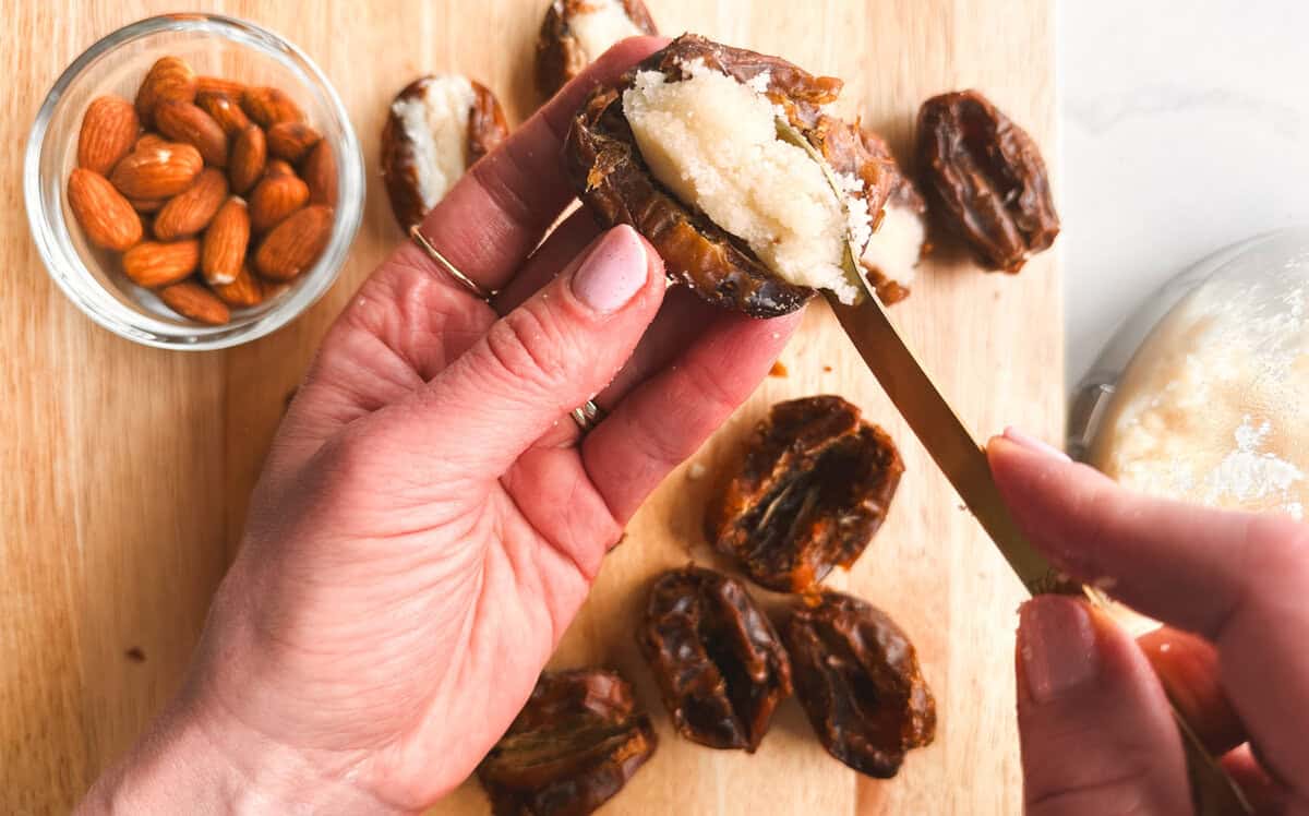 Almond Joy Stuffed Dates – WellPlated.com